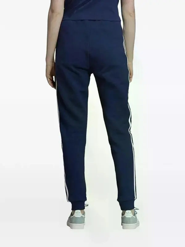 Adidas Originals Cuffed Striped Track Pants - Blue
