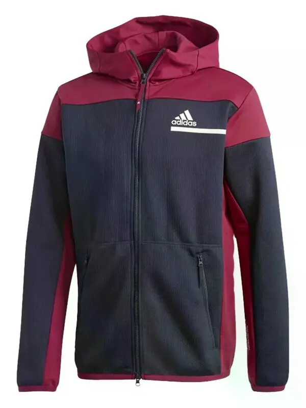 Adidas Full-zip Hoodie - Blue