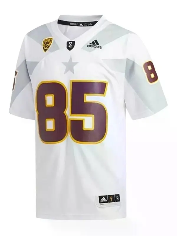 Adidas Ncaa Arizona State University Pat Tillman Print T-shirt - White