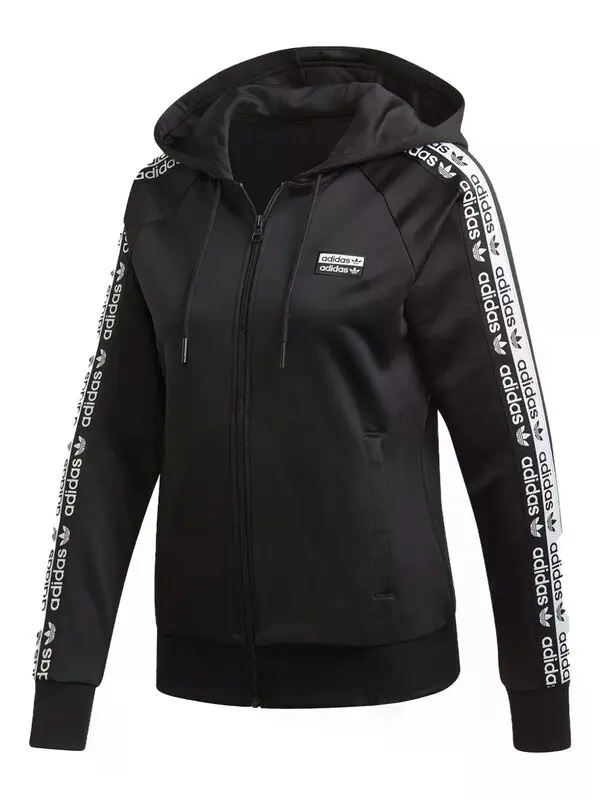 Adidas Zip-up Hoodie With Logo Detailing