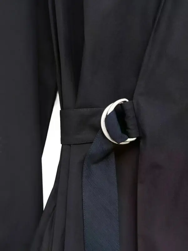 Loewe Layered Belted Midi Dress - Blue