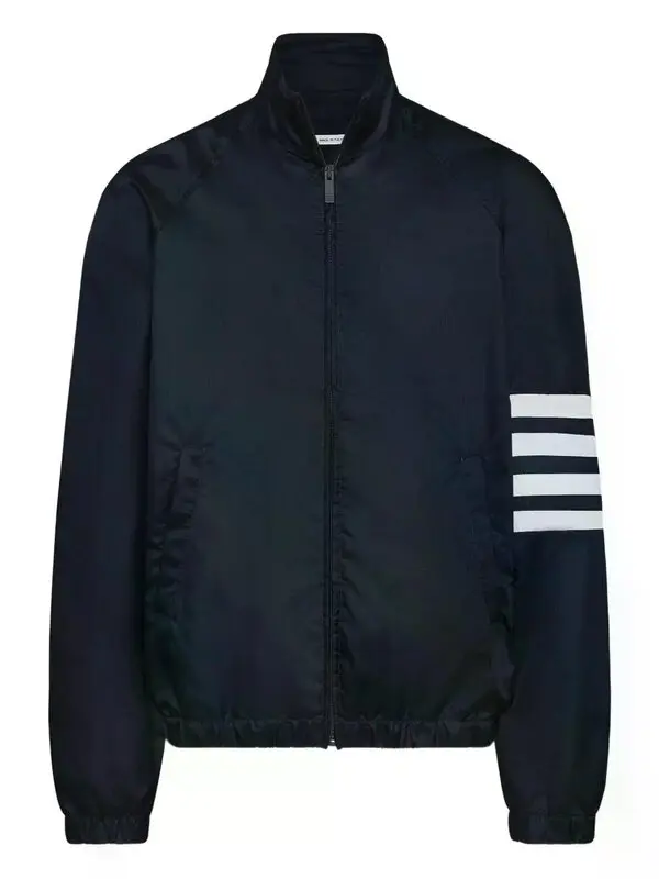 Thom Browne Four-bar Stripe Detail Zip Jacket