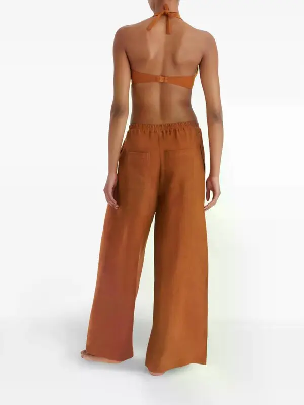 ERES Wide-leg Trousers - Brown