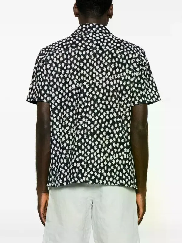 Orlebar Brown Howell Star Towelling-finish Shirt