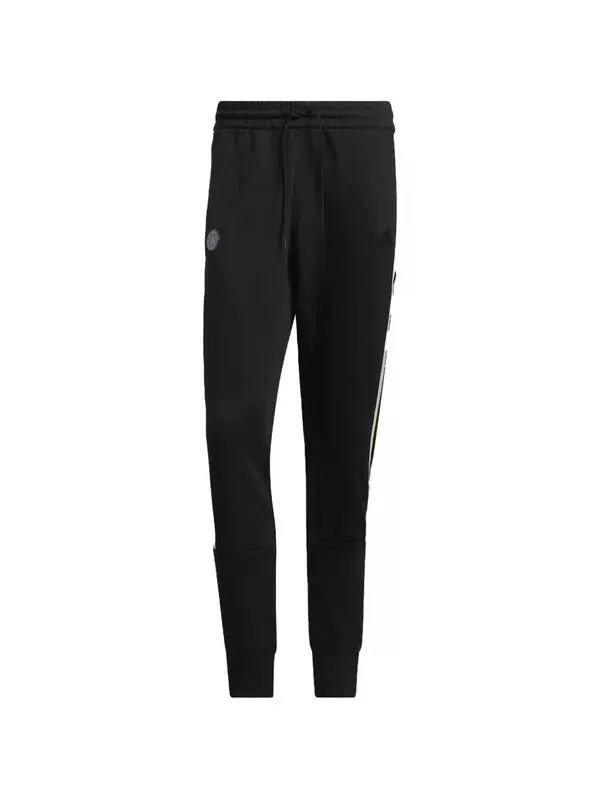 Adidas X Donovan Mitchell Striped Track Pants - Black