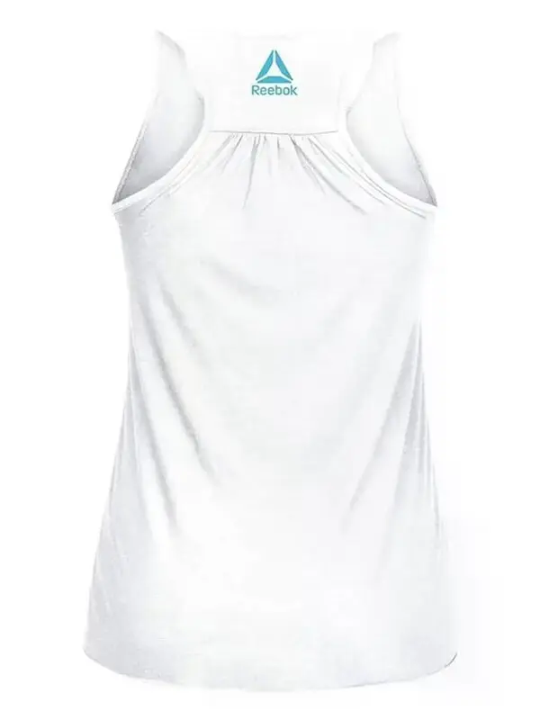 REEBOK Printed Detail Racerback Tank Top