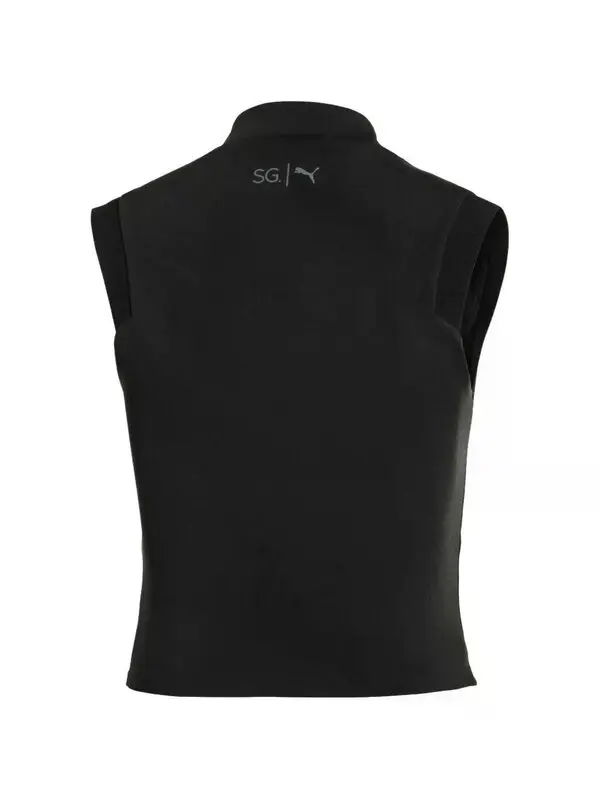 PUMA Selena Gomez X Sleeveless Cropped Zip-up Top