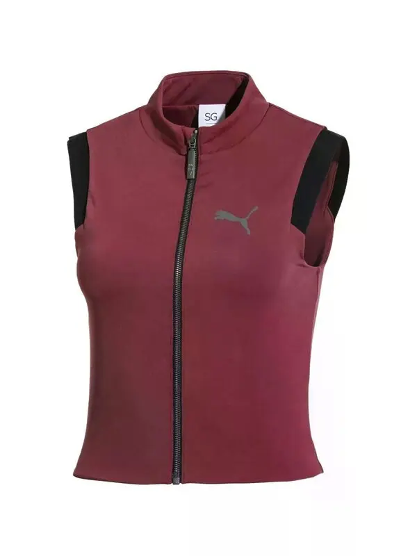 PUMA X Selena Gomez Cropped Zip-up Vest