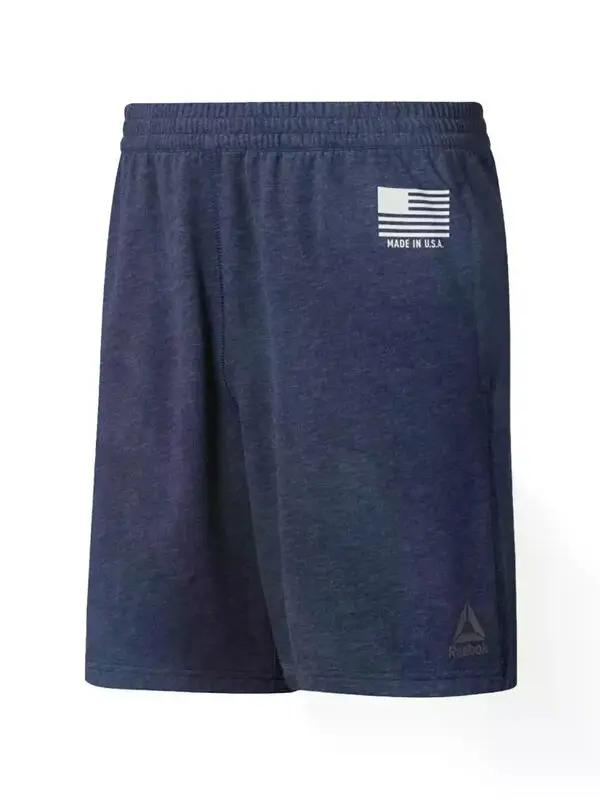 REEBOK Crossfit Logo-detail Short - Blue