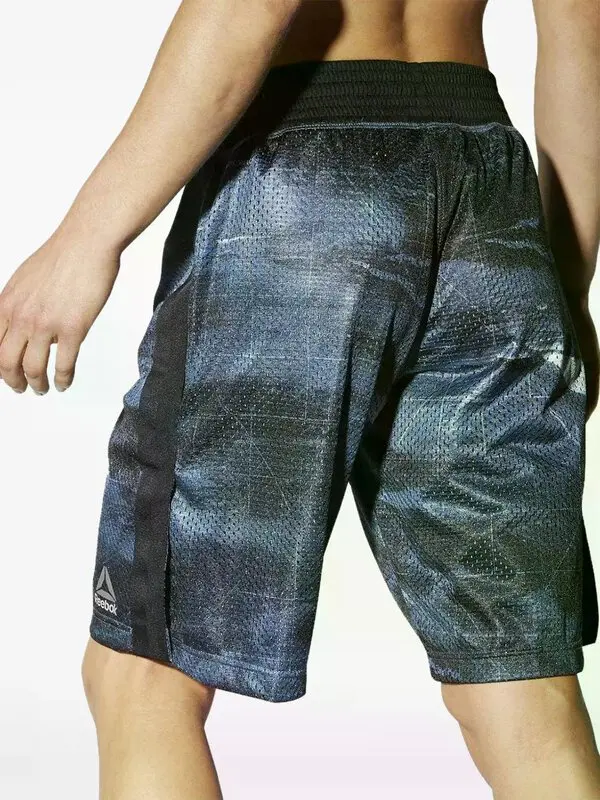 REEBOK Elasticated Waistband Printed Shorts
