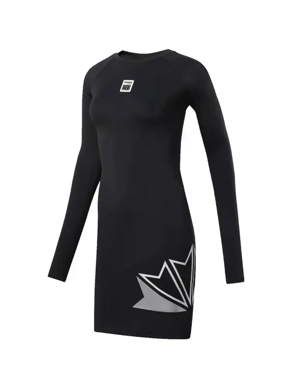 REEBOK Long-sleeve Mini Dress - Black