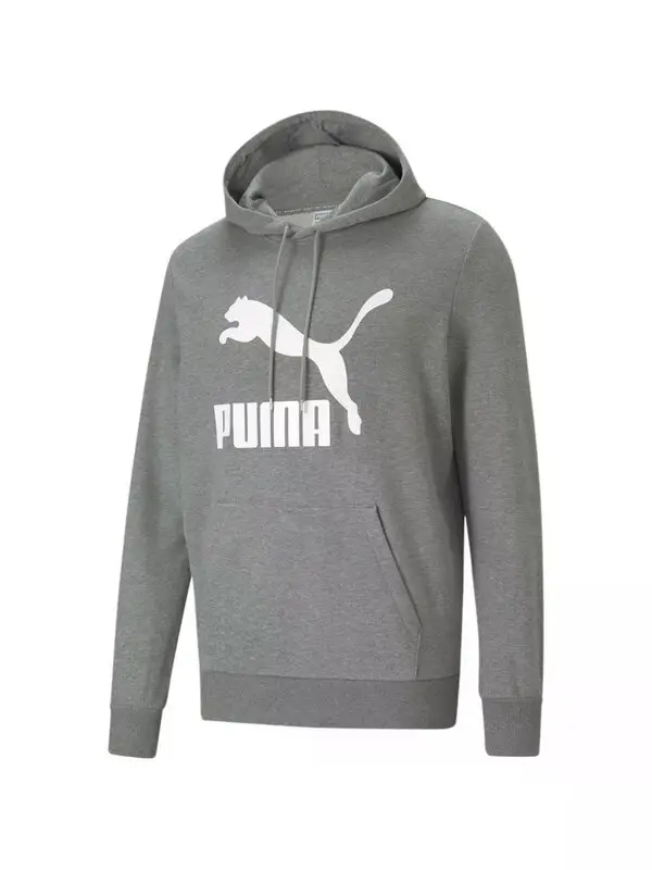PUMA Classics Logo-print Hoodie - Grey