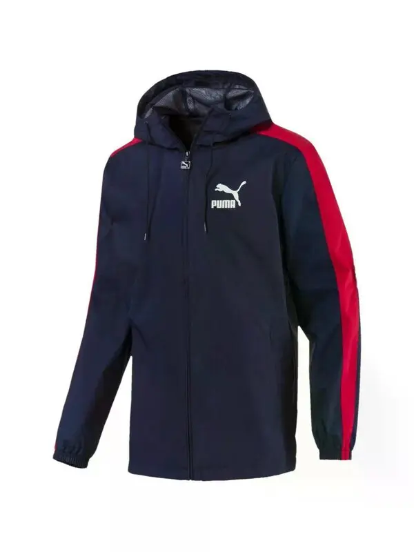 PUMA Logo-print Hooded Jacket