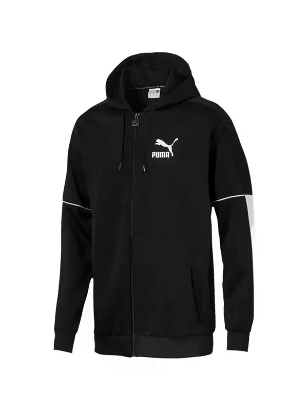 PUMA Hooded Zip-up - Black