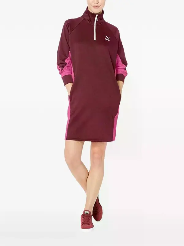 PUMA Quarter-zip Long-sleeve Dress