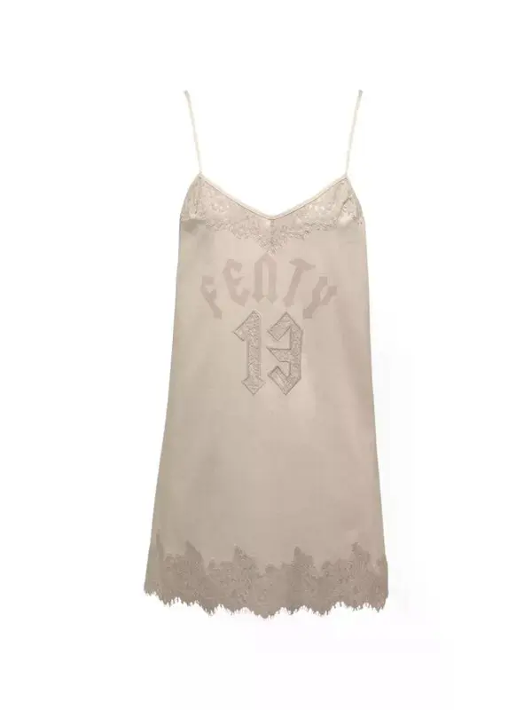 PUMA X Fenty Lace-trim Sleepwea - Neutrals