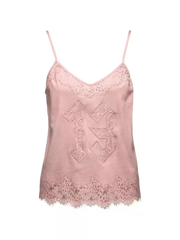 PUMA X Fenty Rihanna Lace-trim Top - Pink
