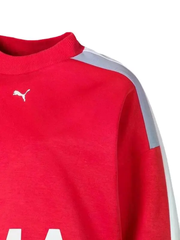 PUMA Colourblock Chase Crop Top