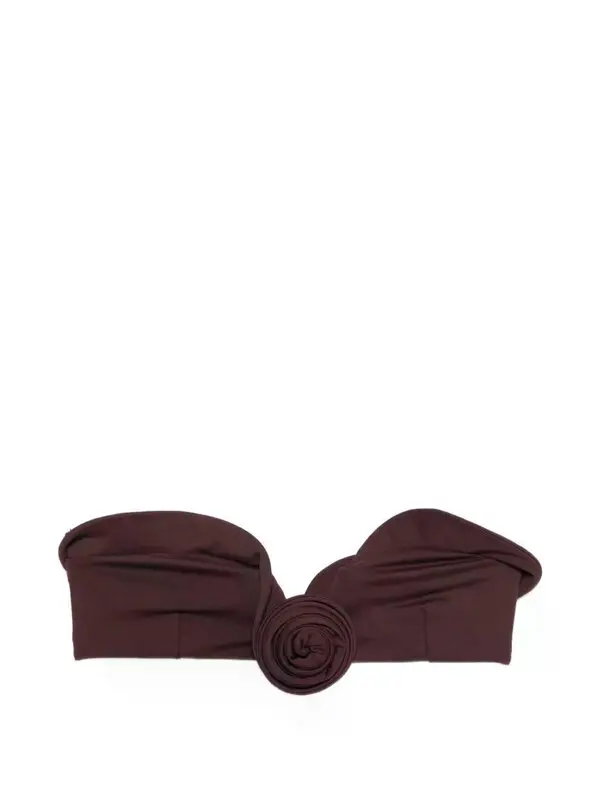 Magda Butrym Rosette Detail Bikini Top