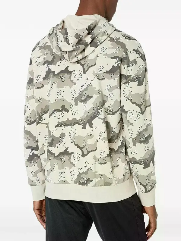 PUMA Wild Pack Camouflage Print Hoodie With Drawstring Hood