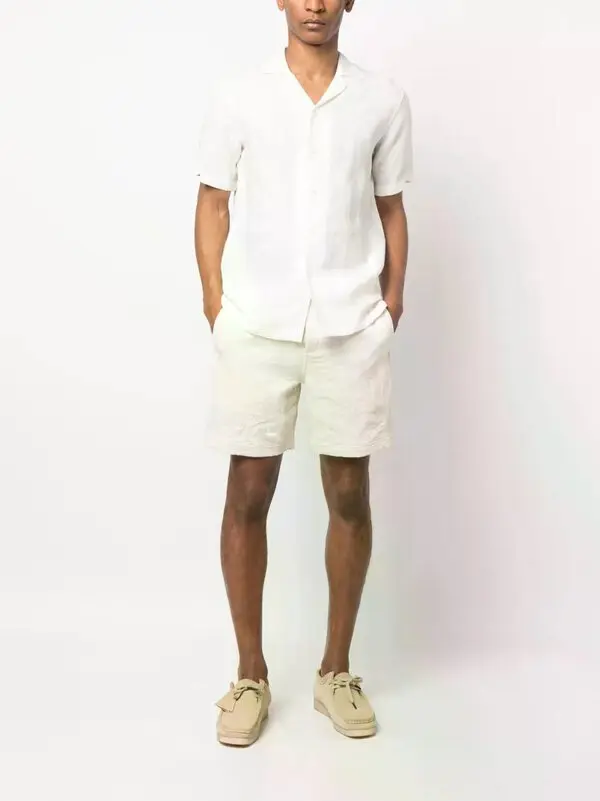 Orlebar Brown Hibbert Short-sleeve Linen Shirt