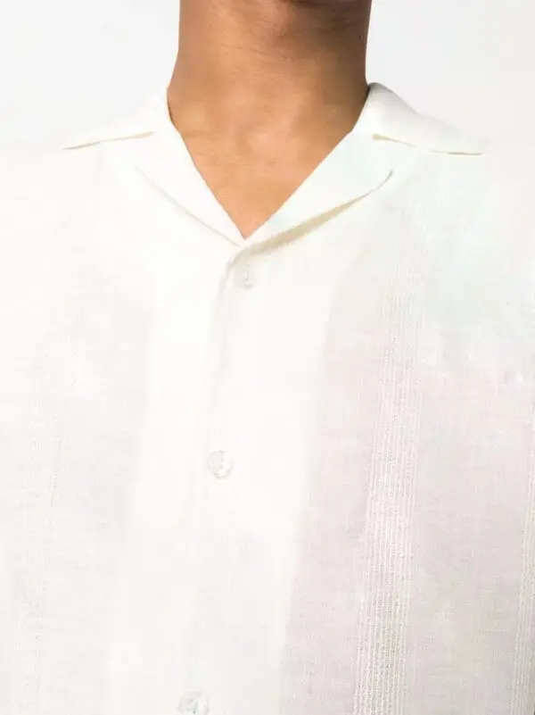 Orlebar Brown Hibbert Short-sleeve Linen Shirt
