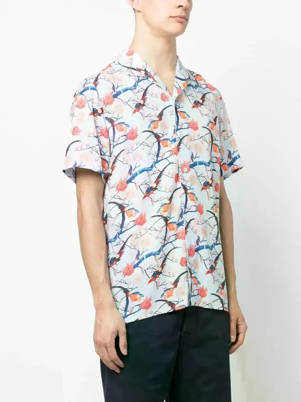 Orlebar Brown Hibbert Graphic-print Shirt