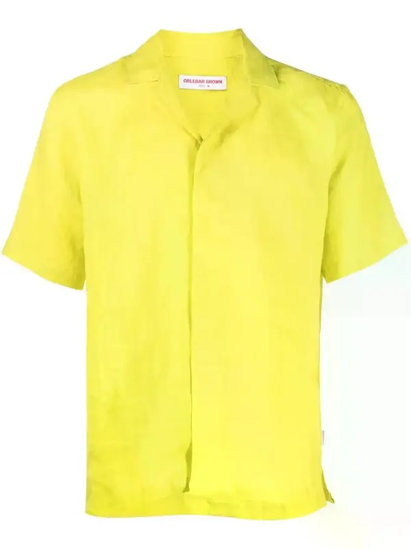 Orlebar Brown Maitan Linen Short-sleeve Shirt