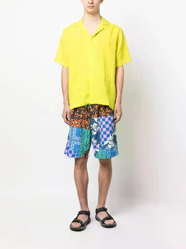 Orlebar Brown Maitan Linen Short-sleeve Shirt