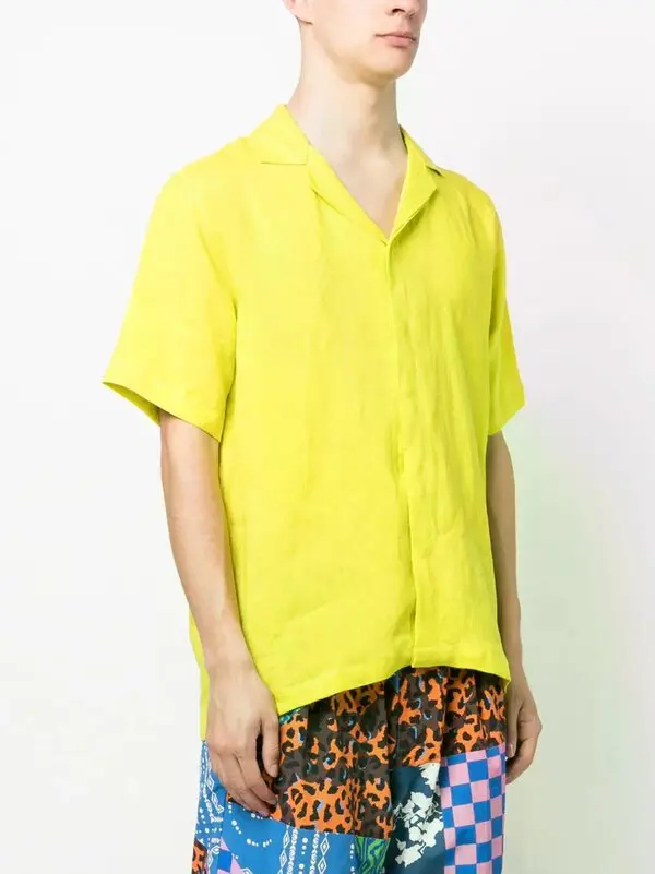 Orlebar Brown Maitan Linen Short-sleeve Shirt