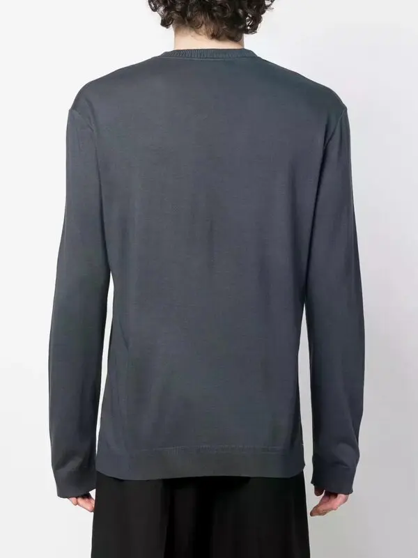 Orlebar Brown Ash Cotton Blend Henley
