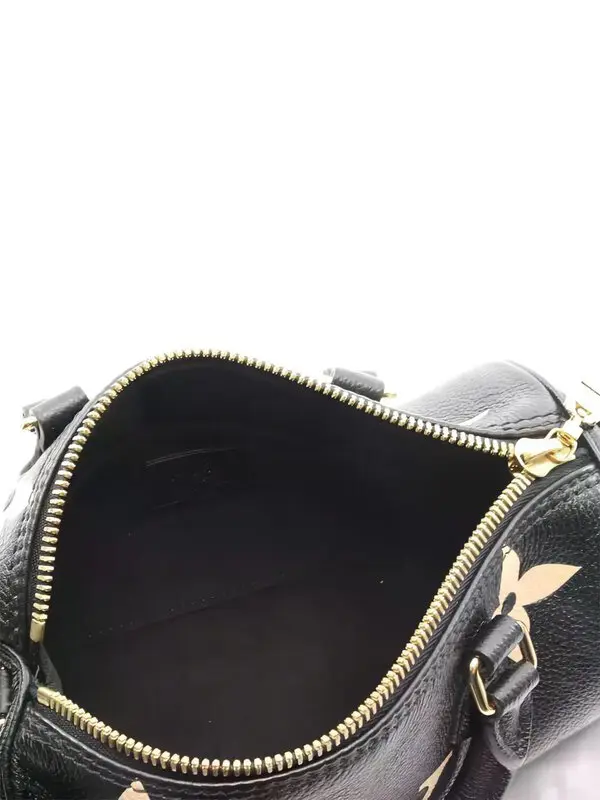 LOUIS VUITTON Monogram Empreinte Papillon Bb Handbag - Black