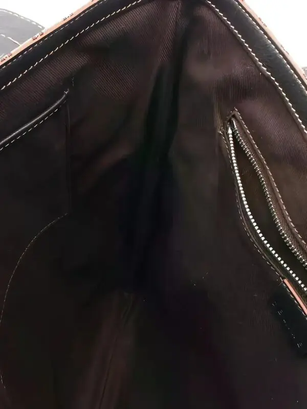 Celine Macadam Leather Shoulder Bag