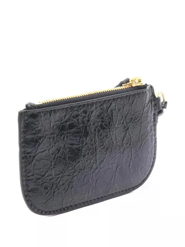 Balenciaga 2010s Cagole Studded Leather Coin Purse