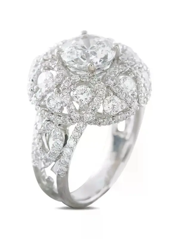LB EXCLUSIVE 18k White Gold Diamond Ring