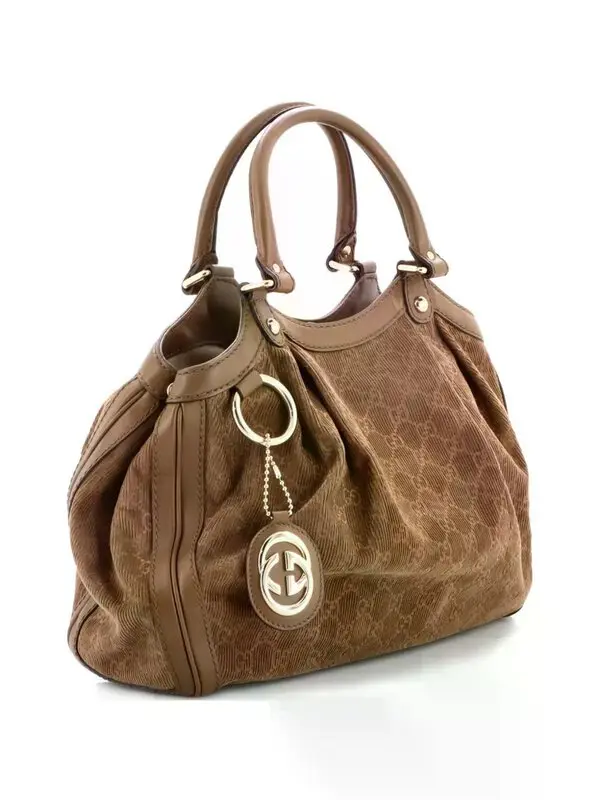 Gucci Sukey Tote Gg Corduroy Medium Satchel
