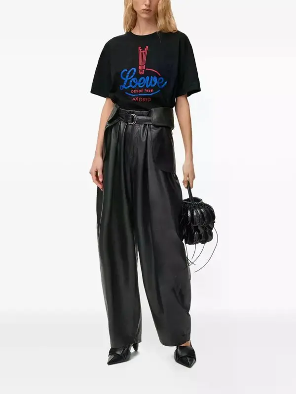 Loewe Graphic Print T-shirt - Black