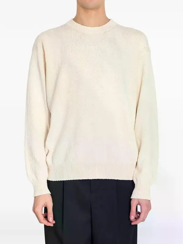 ROBERTO COLLINA Crew Neck Long Sleeve Sweater