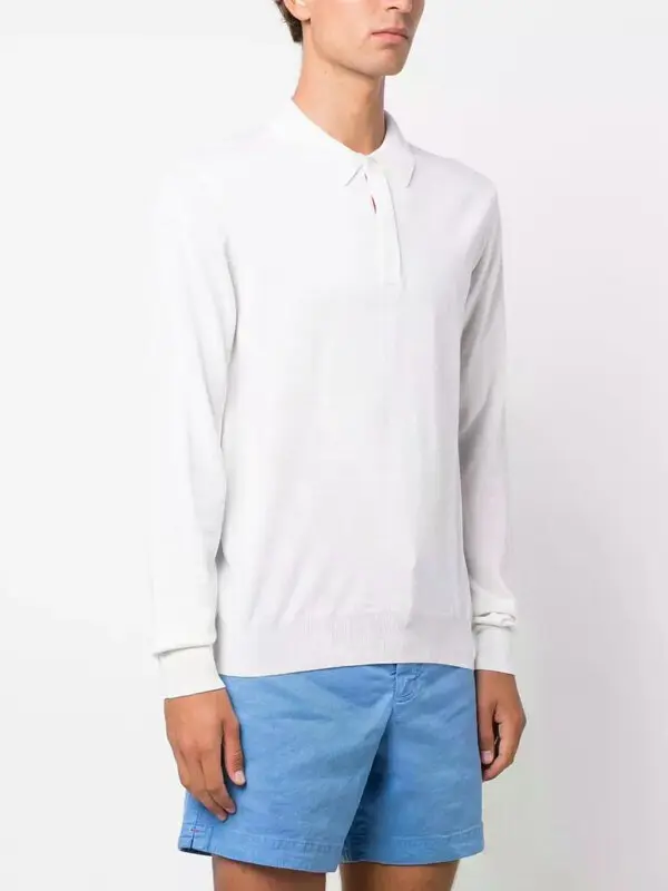 Orlebar Brown Ebro Knitted Wool Polo Shirt