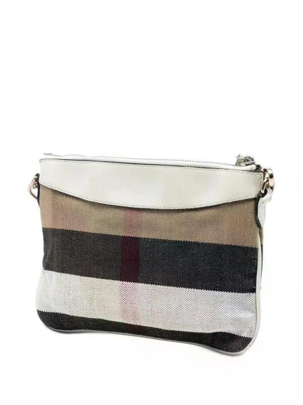 Burberry Mega Check Canvas Peyton Crossbody Bag