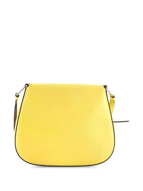 Prada Cleo Flap Shoulder Bag Spazzolato Leather Small Hobo Bag