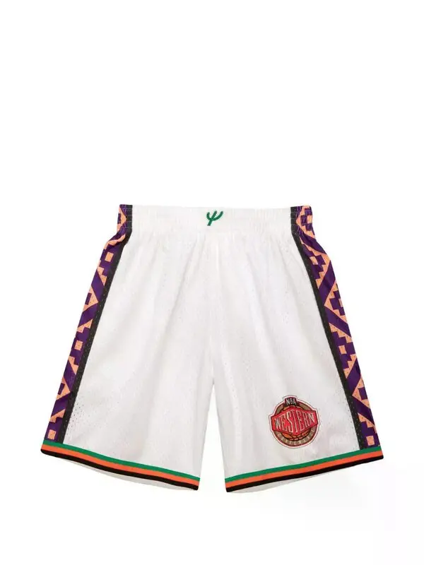 Mitchell & Ness Nba 1995 All-star Game Rhinestone Swingman Shorts - White