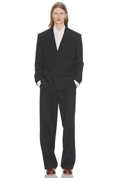 THE ROW Thom Pant - Black