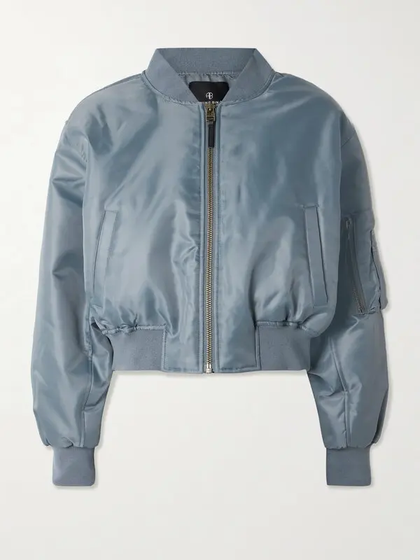 ANINE BING Leon Padded Shell Bomber Jacket