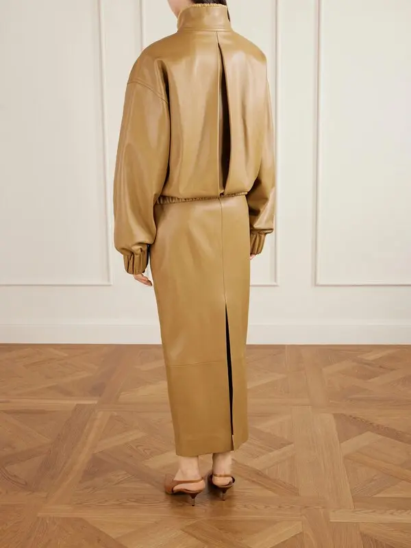 Khaite Malone Shearling Bomber Jacket