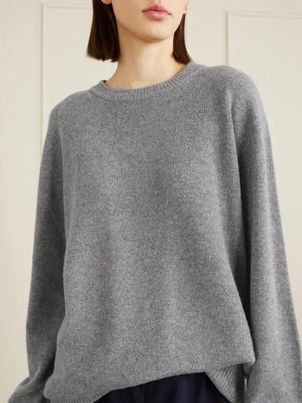 THE ROW Sibem Wool And Cashmere-blend Sweater - Gray