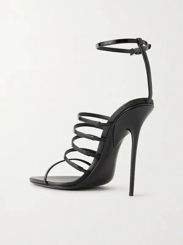Alaïa Patent-leather Strappy Sandals