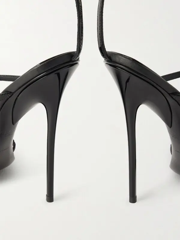 Alaïa Patent-leather Strappy Sandals