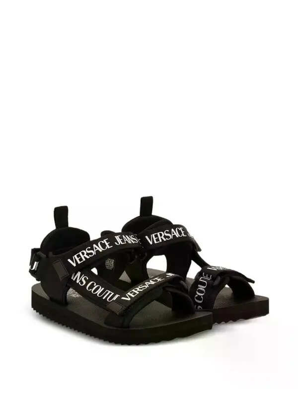 Versace Logo Print Sandals