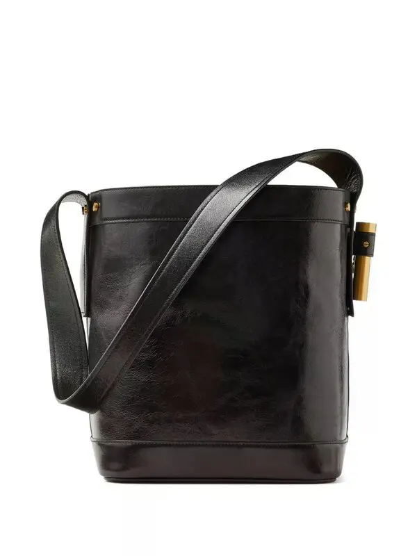 Versace Small Leather Bucket Bag